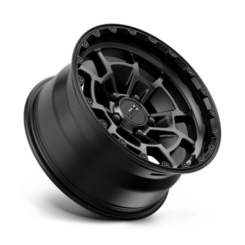 KMC | KM718 SUMMIT | 17.0x8.50 | 5X127 | 0 | SATIN BLACK W/ GRAY TINT ...