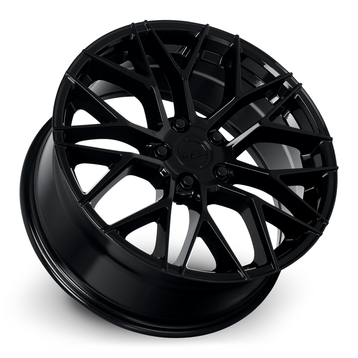 KATANA RACING KR01 Glossy Black | 17x7.5 | 5x108 | +40mm | KR01-177558 ...